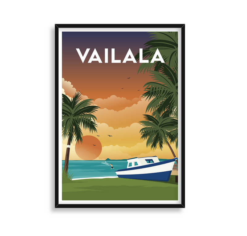 Poster vintage VAILALA – Ardezil